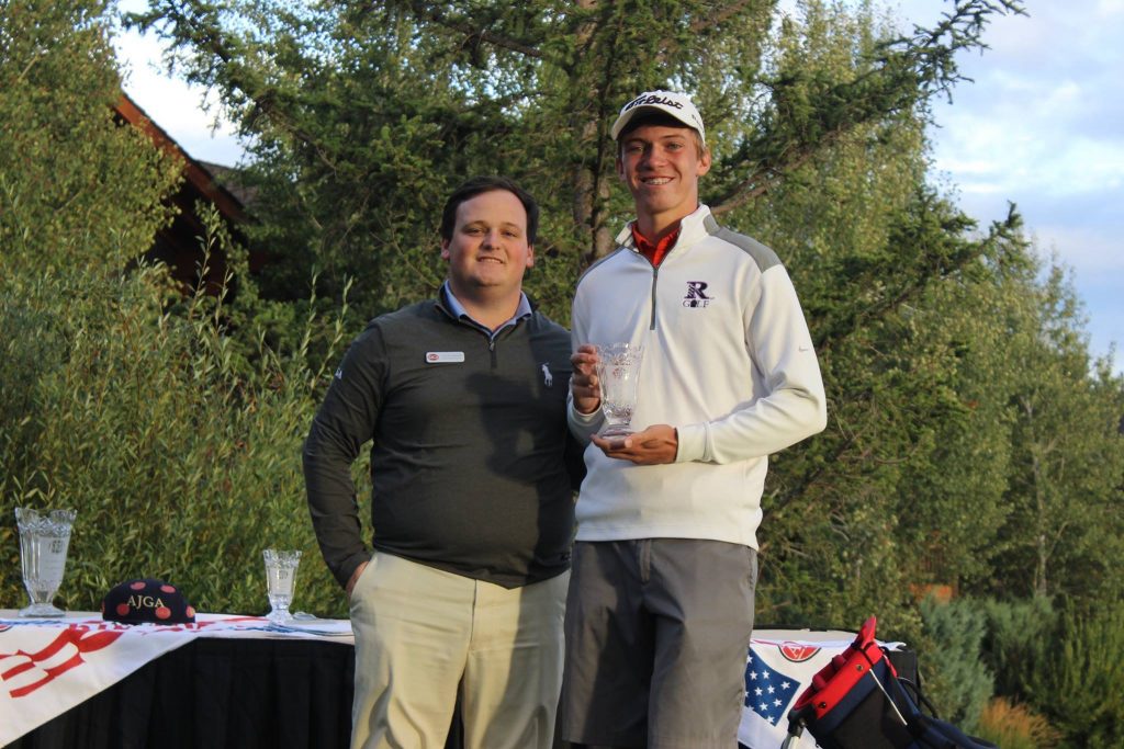 Congratulations to Carson Barry for his 3rd Place Finish at the AJGA ...